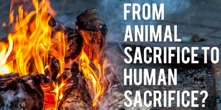 ANIMAL SACRIFICE TO HUMAN SACRIFICE? – St.Pius X Province